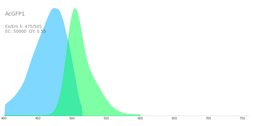 AcGFP1 :: Fluorescent Protein Database