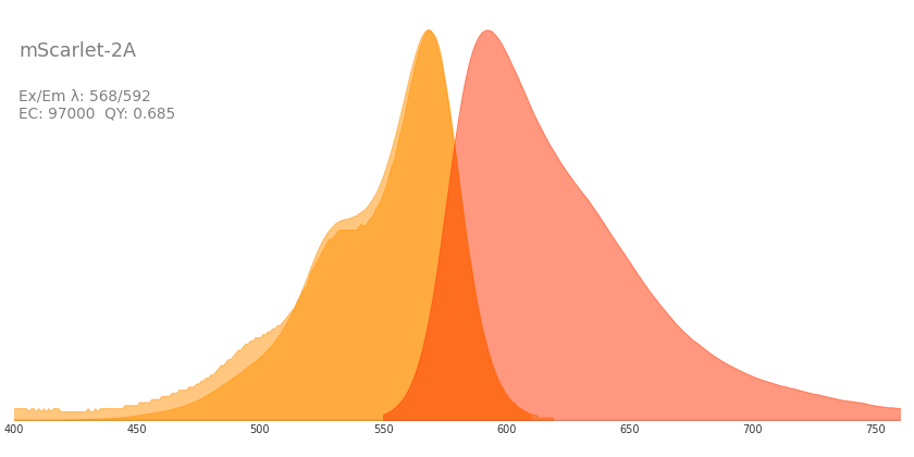 mScarlet-2A :: Fluorescent Protein Database